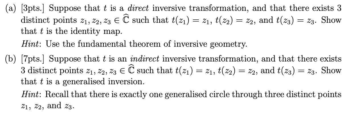 = 23. Show (a) [3pts.] Suppose that t is a direct | Chegg.com