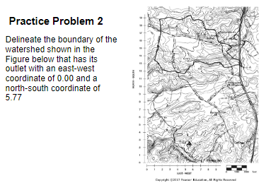 Practice Problem 2 Delineate the boundary of the | Chegg.com