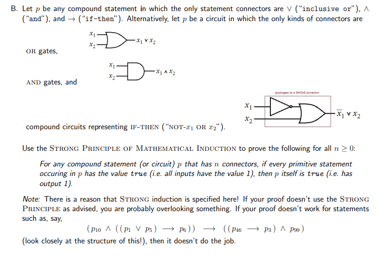Solved 3. Let p be any compound statement in which the only | Chegg.com