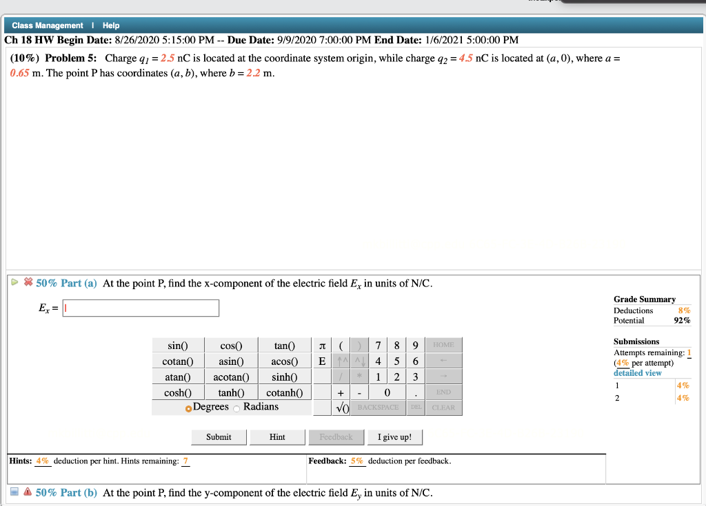 Solved Class Management | Help Ch 18 HW Begin Date: | Chegg.com
