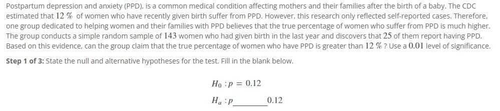 Solved Step 2 of 3: Compute the value of the test | Chegg.com