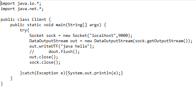 Question: In JAVA, implement a client/server simple | Chegg.com