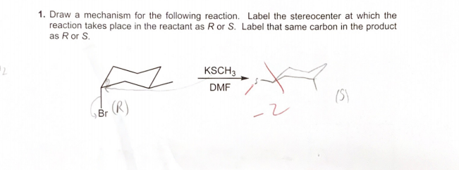 Solved 1. Draw a mechanism for the following reaction. Label | Chegg.com