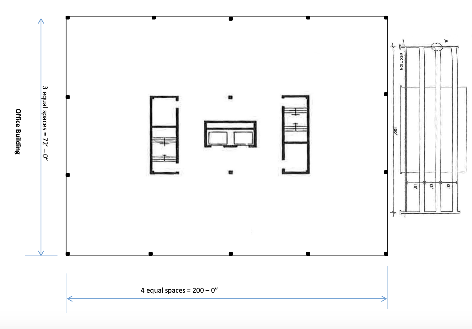 Solved Given the framing layout shown in plan below for the | Chegg.com