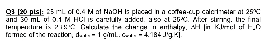 Solved Q1 (15 pts]: Calculate AHrxnº from AHO values (see | Chegg.com