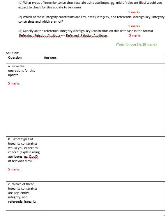 1. (total marks 20) Given the same simple | Chegg.com