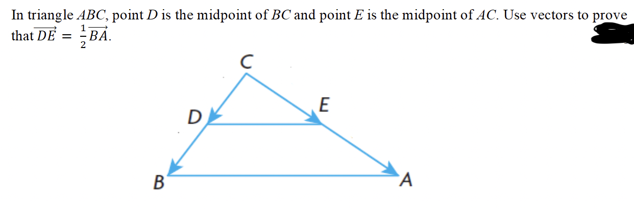 Solved In triangle ABC, point D is the midpoint of BC and | Chegg.com