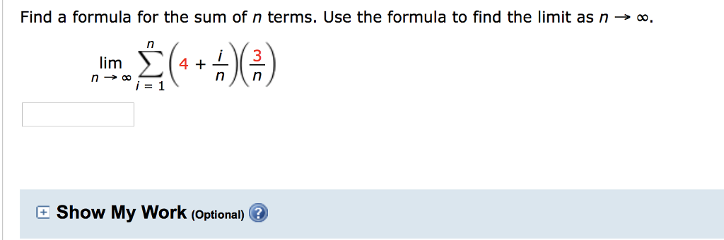 Solved Find a formula for the sum of n terms. Use the | Chegg.com