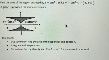 Solved No calculator. Find the area of the region enclosed | Chegg.com