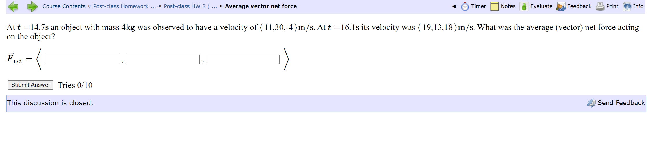 Solved Course Contents » Post-class Homework ... » | Chegg.com