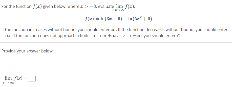 Solved For the function f(x) ﻿given below, where x>-3, | Chegg.com