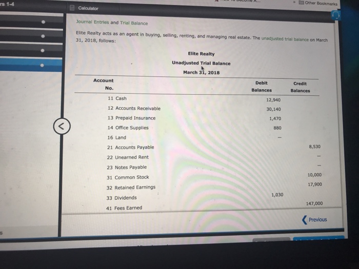 Solved rs 1-4 » Other Bookmarks Calculator Journal Entries | Chegg.com