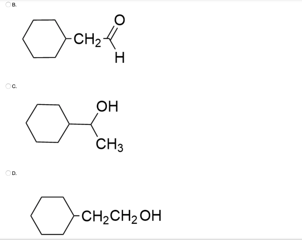 Solved HgSO4 CECH H2SO4 HO OA. CH3 B. CH2 124 H c. OH CH3 | Chegg.com