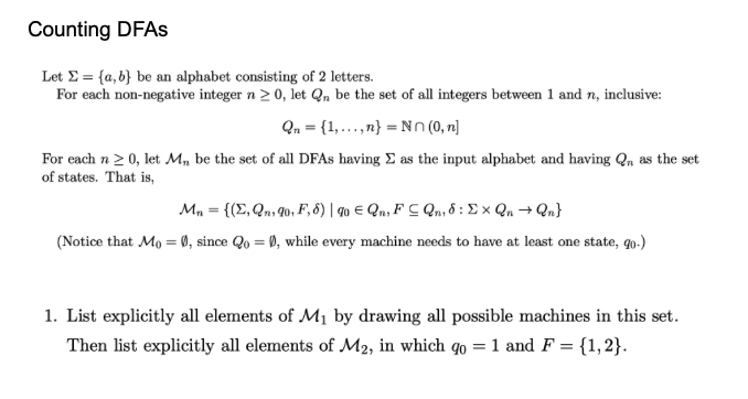 Solved Let Σ={a,b} be an alphabet consisting of 2 letters. | Chegg.com