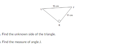 Solved Find the unknown side of the triangle.Find the | Chegg.com