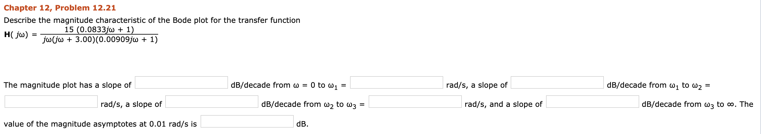 Solved Chapter 12, Problem 12.21 Describe the magnitude | Chegg.com