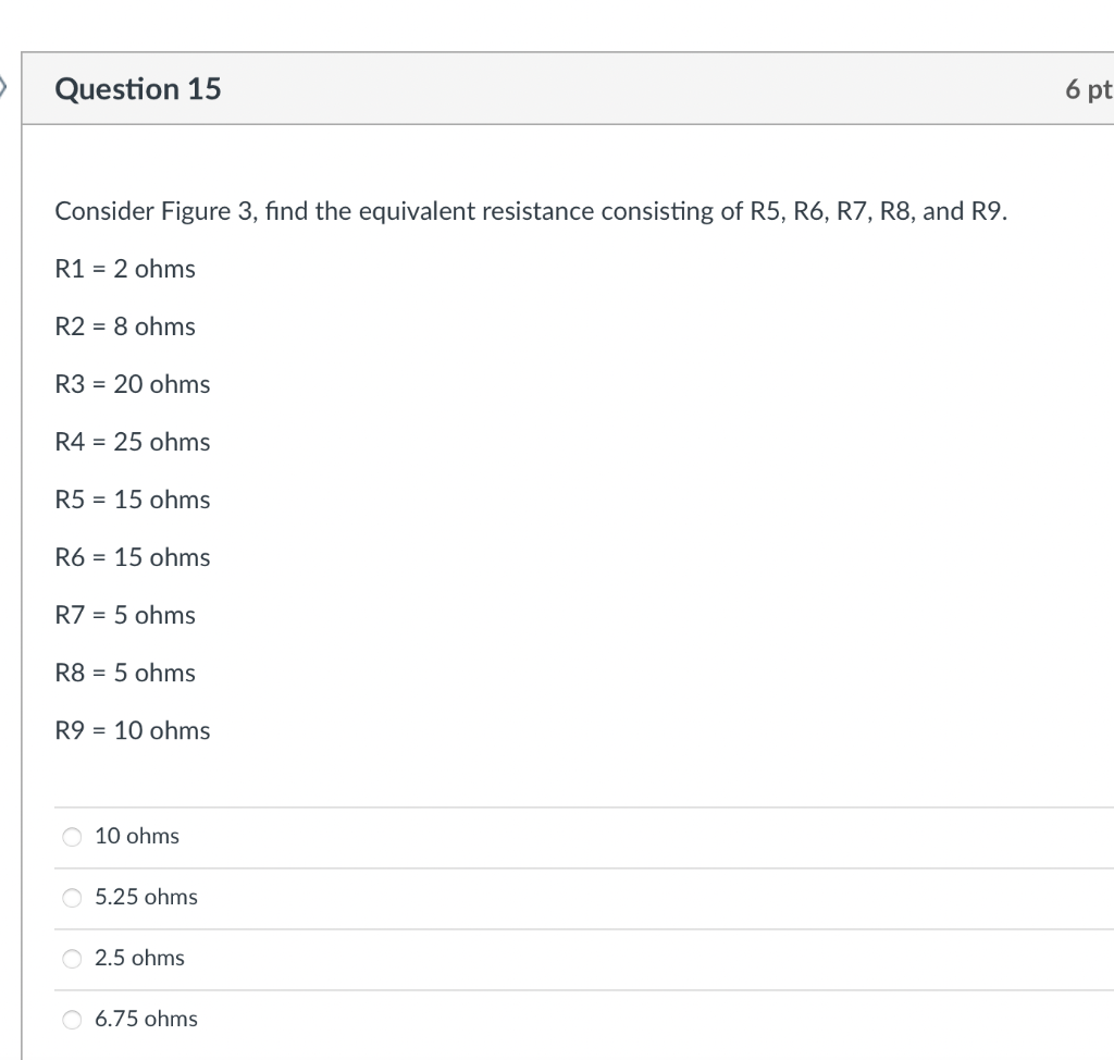 a b R₁ 2 R₂ R3 R4 R5 R6 Rs ww R 2 Ro Question 13 | Chegg.com