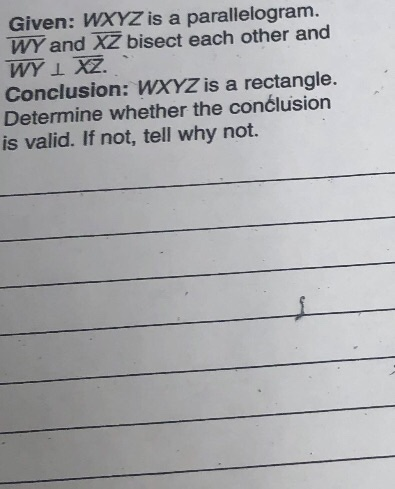 Solved Given: WXYZ is a parallelogram. WY and XZ bisect each | Chegg.com