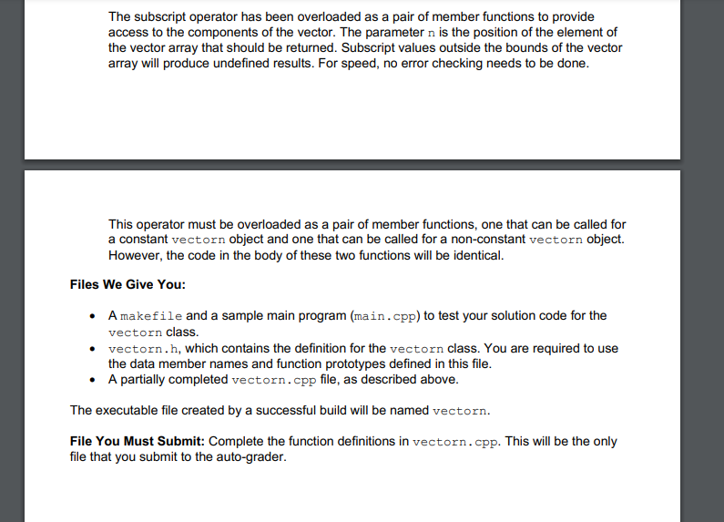 Provide code to complete a class to manipulate | Chegg.com