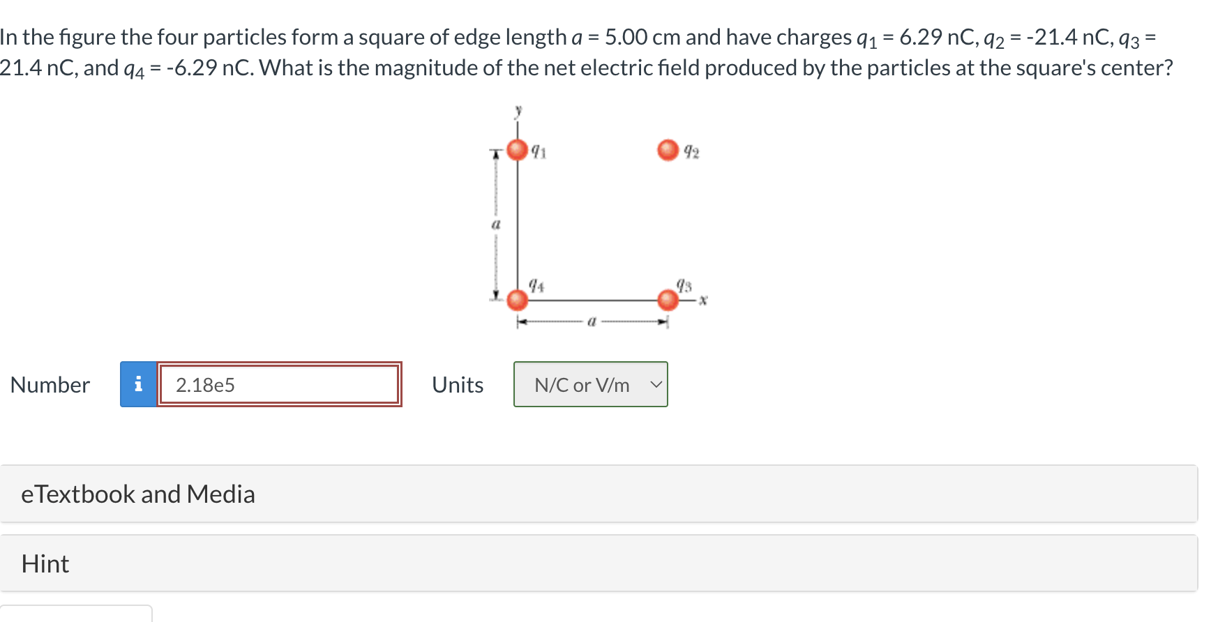 Solved In ﻿the figure the four particles form a square of | Chegg.com