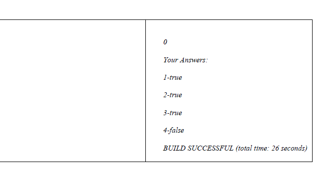 Solved Write a program that simulate the on-line quiz as | Chegg.com