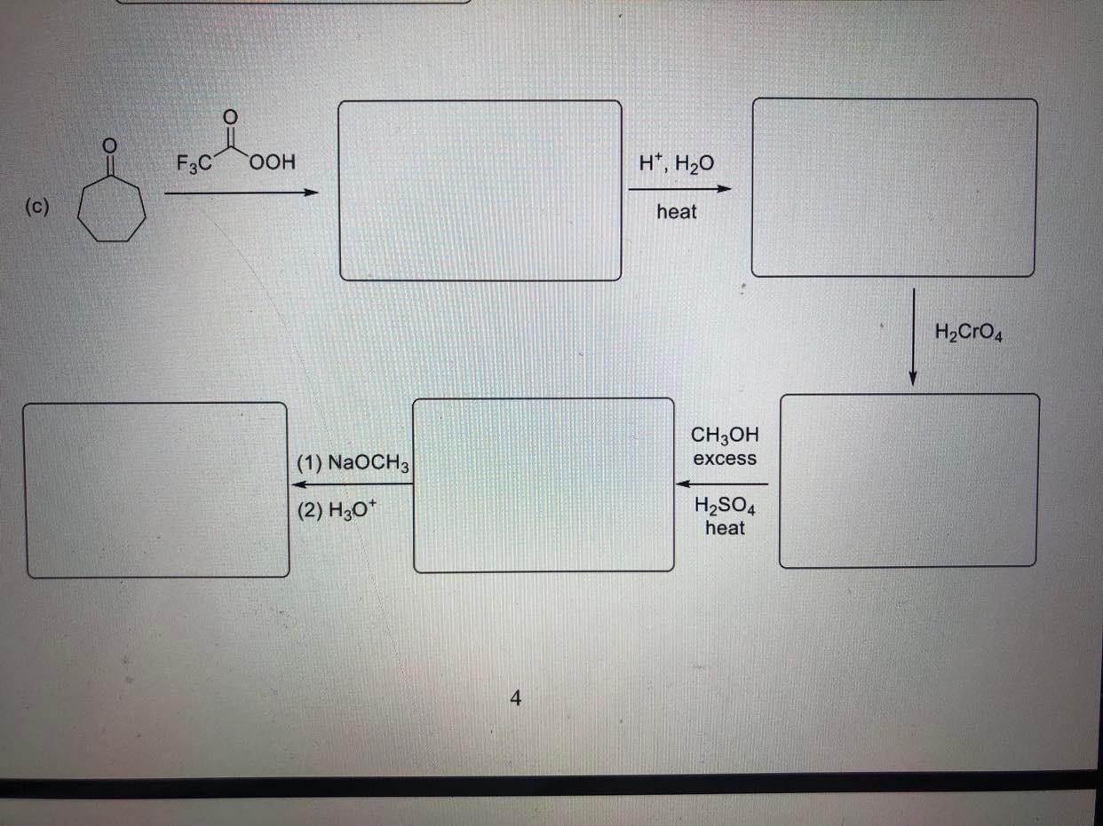 Solved (1) NaOEt, EtOH (b) (2) H30*, workup (c) oh.ch.pl | Chegg.com
