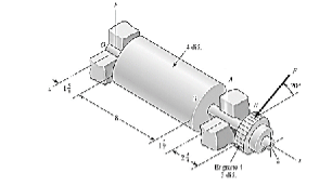 Solved An industrial roller with gears, shown in the figure, | Chegg.com
