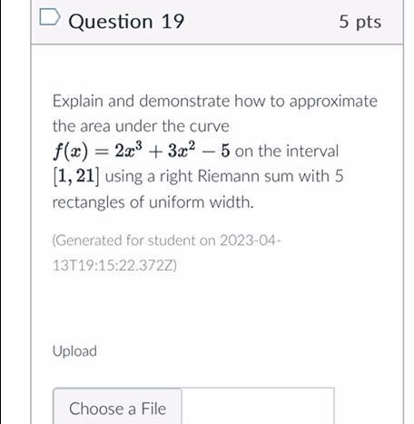 Solved Question 19 5 pts Explain and demonstrate how to | Chegg.com