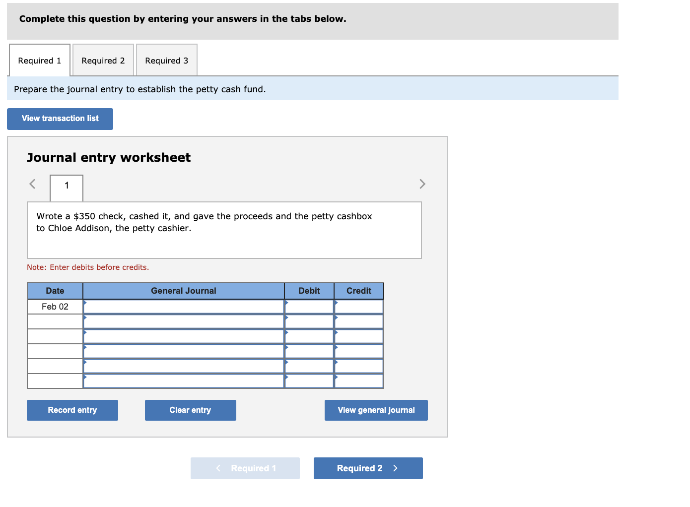Solved Problem 8-3A Establishing, reimbursing, and | Chegg.com