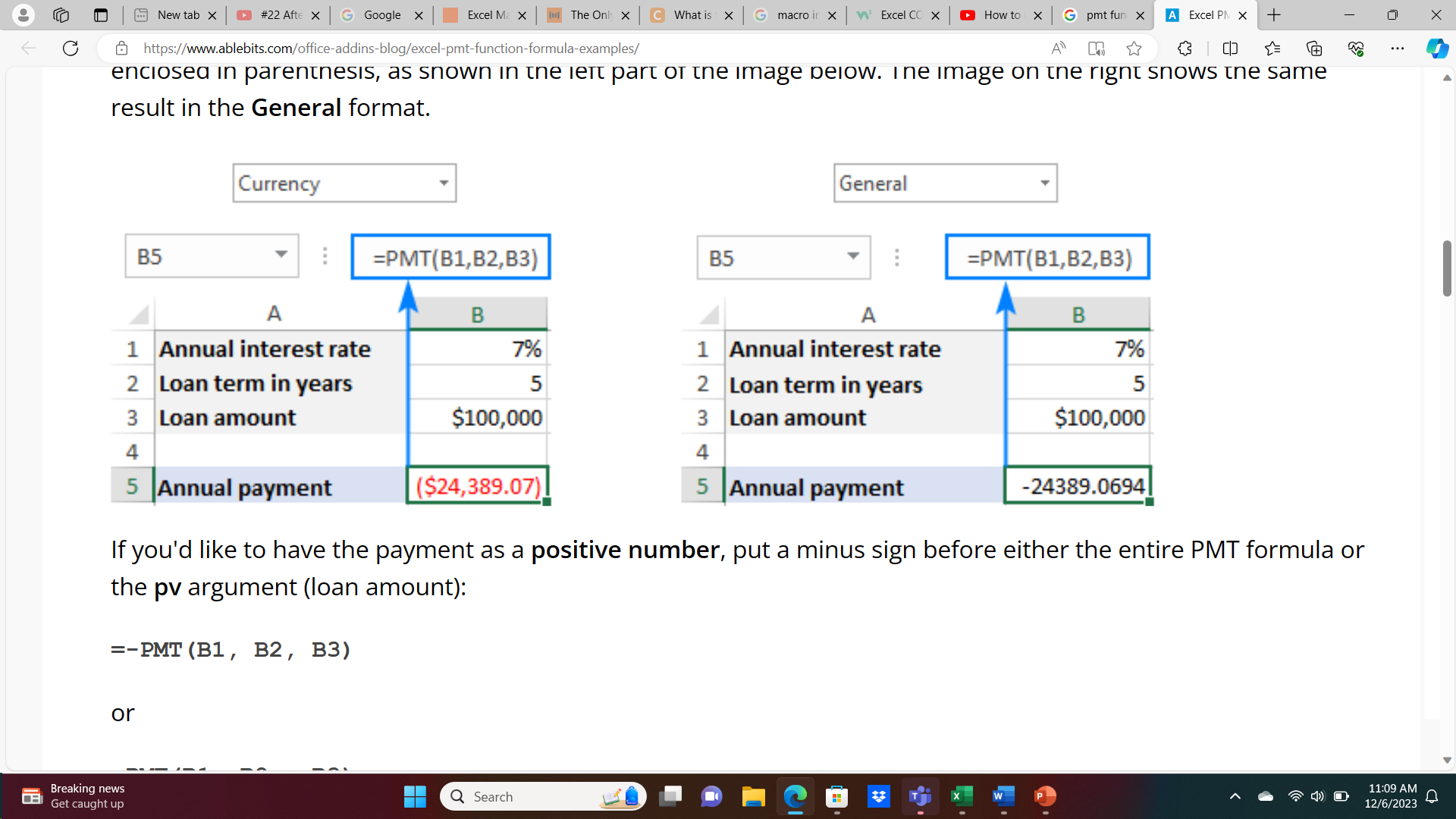 Solved what is the purpose of this PMT function as shown | Chegg.com