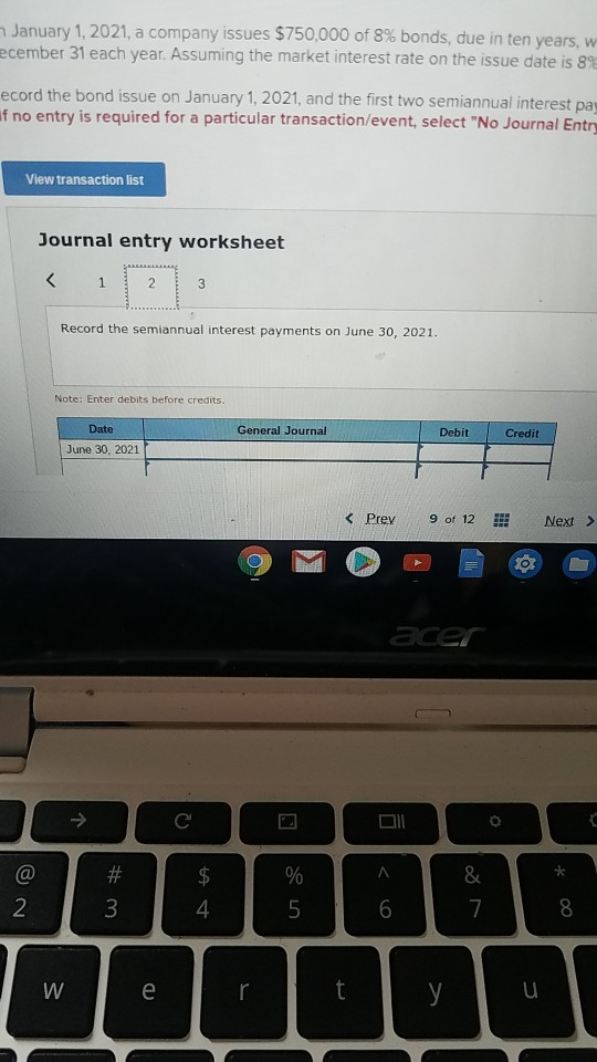 Solved Saved Help Save & Exit Submit On January 1, 2021, a | Chegg.com