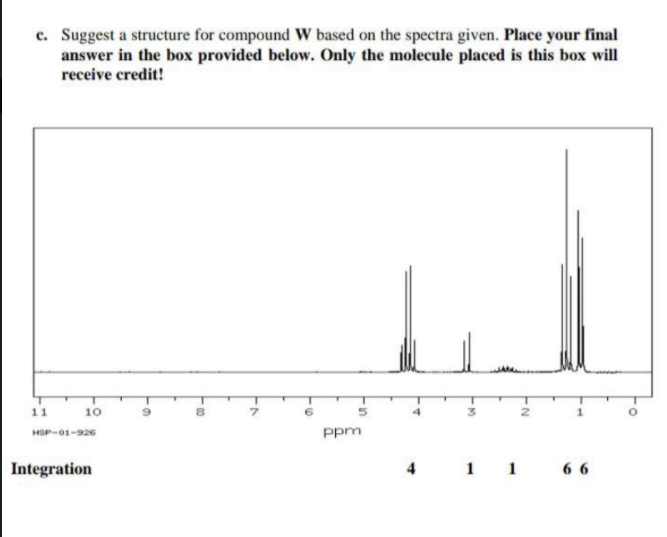 Solved 6. Compound W has an empirical formula of CH 04. | Chegg.com