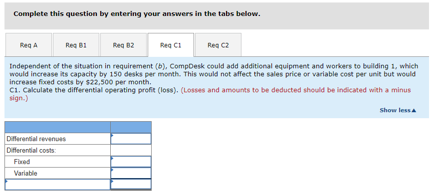 Solved Problem 4-69 (Static) Theory of Constraints (LO 4-5) | Chegg.com