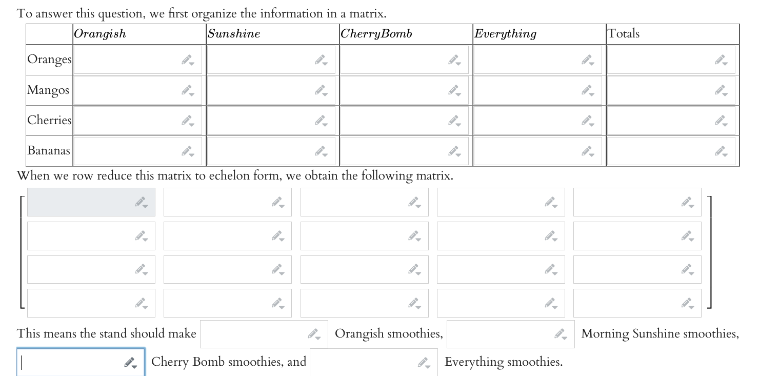 Solved A popular fruit stand grows oranges, mangos, | Chegg.com