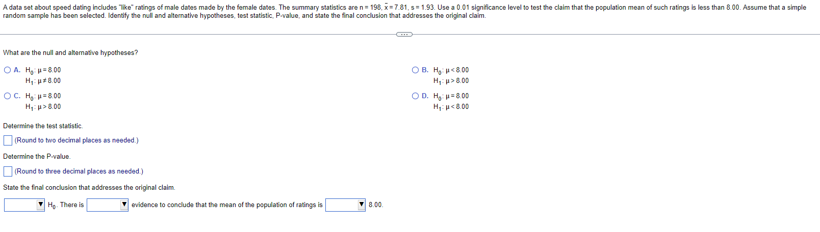 Solved random sample has been selected. Identify the null | Chegg.com