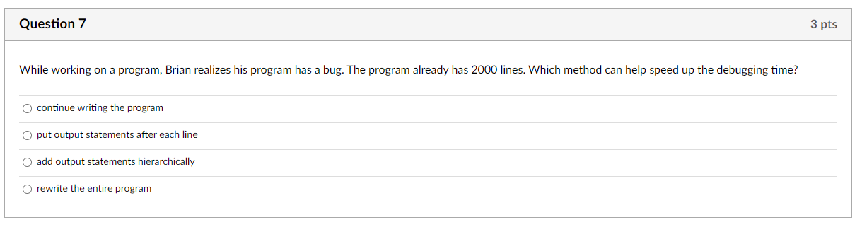 Solved While working on a program, Brian realizes his | Chegg.com