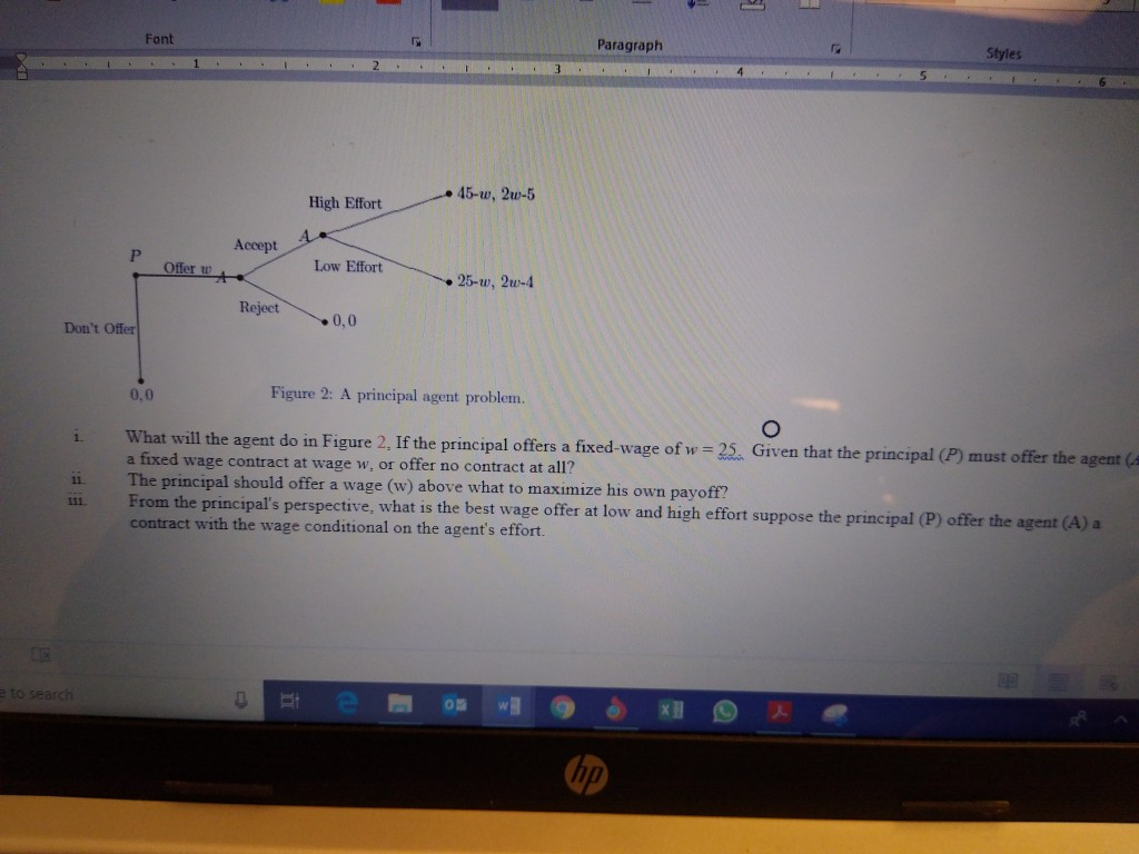 Solved Font Paragraph Styles 45-w, 2-5 High Effort Accept | Chegg.com