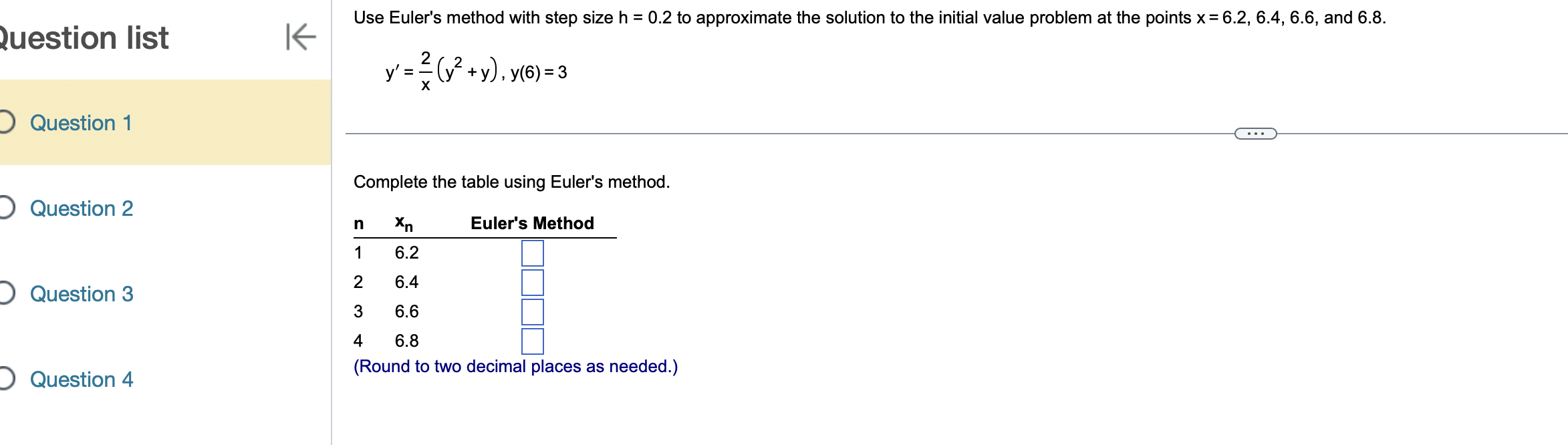 Solved Question list ∣