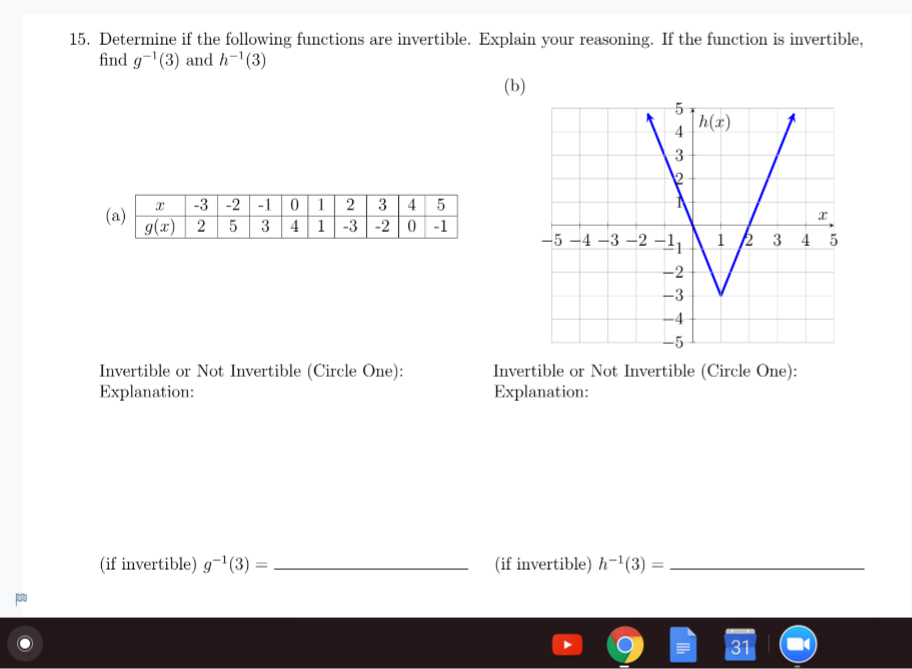 Solved 15. Determine if the following functions are | Chegg.com