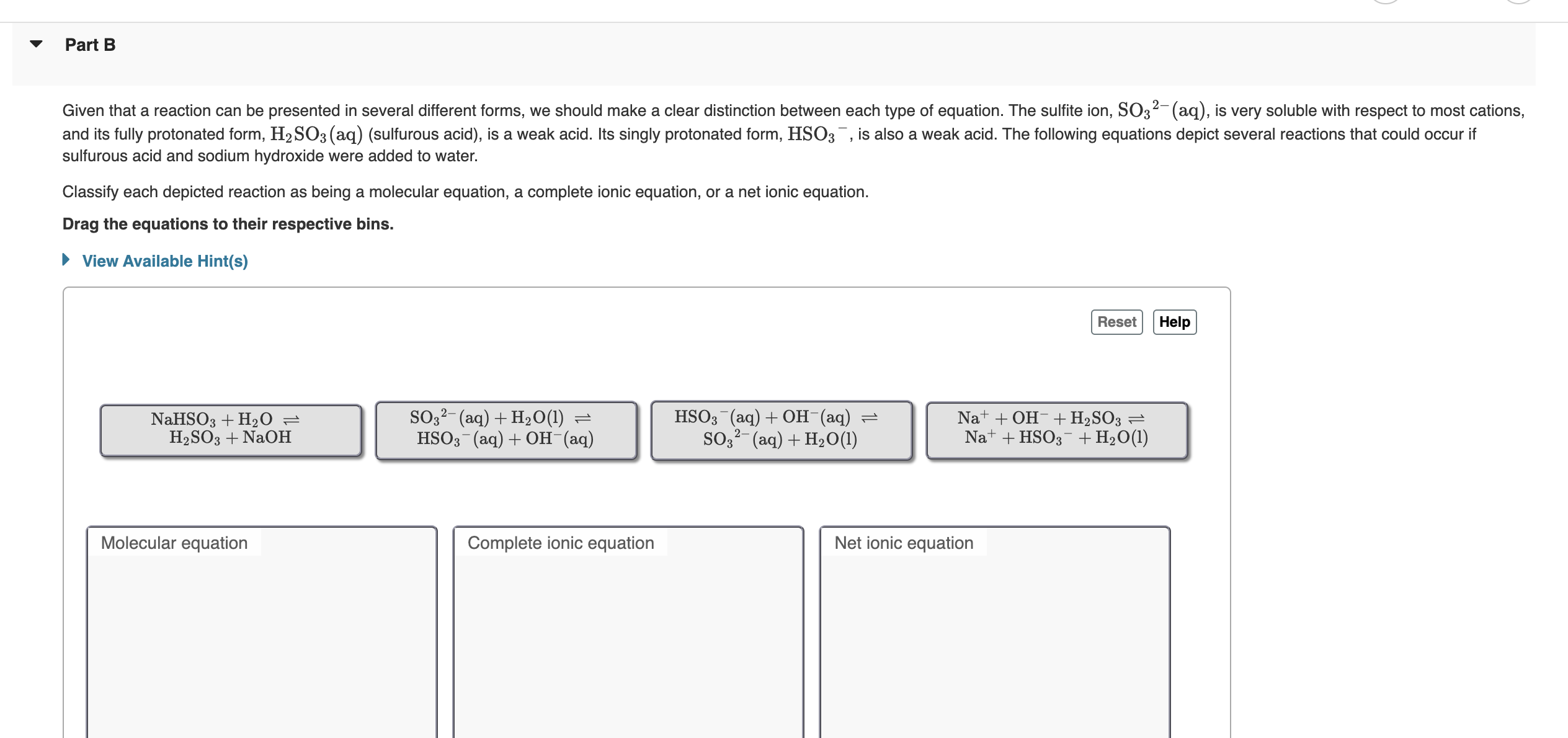 Solved Drag the appropriate items to their respective | Chegg.com