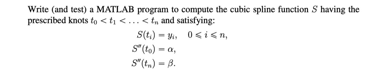 Solved Write (and test) a MATLAB program to compute the | Chegg.com