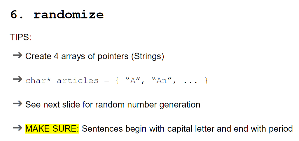 C language Do NOT change function names or | Chegg.com