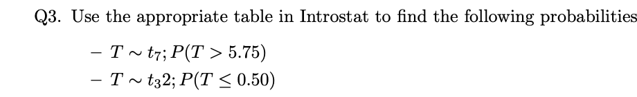 Solved Introstat is the textbook we use to get the T- | Chegg.com
