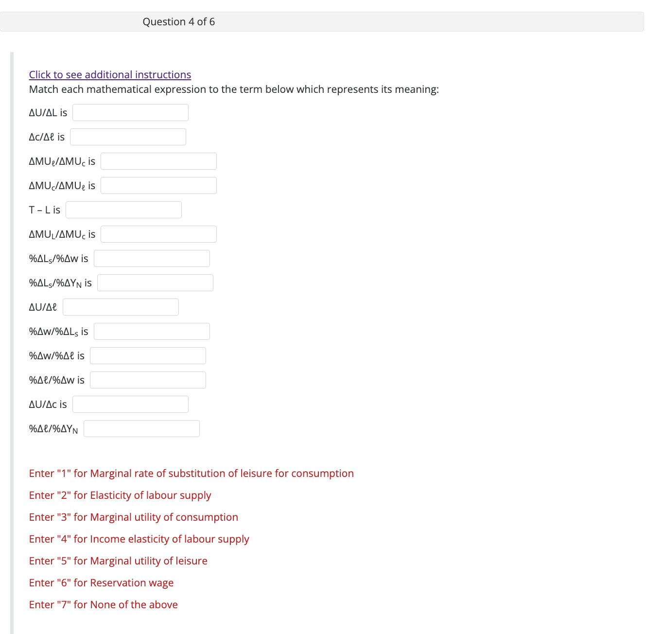 Solved Click to see additional instructions Match each | Chegg.com
