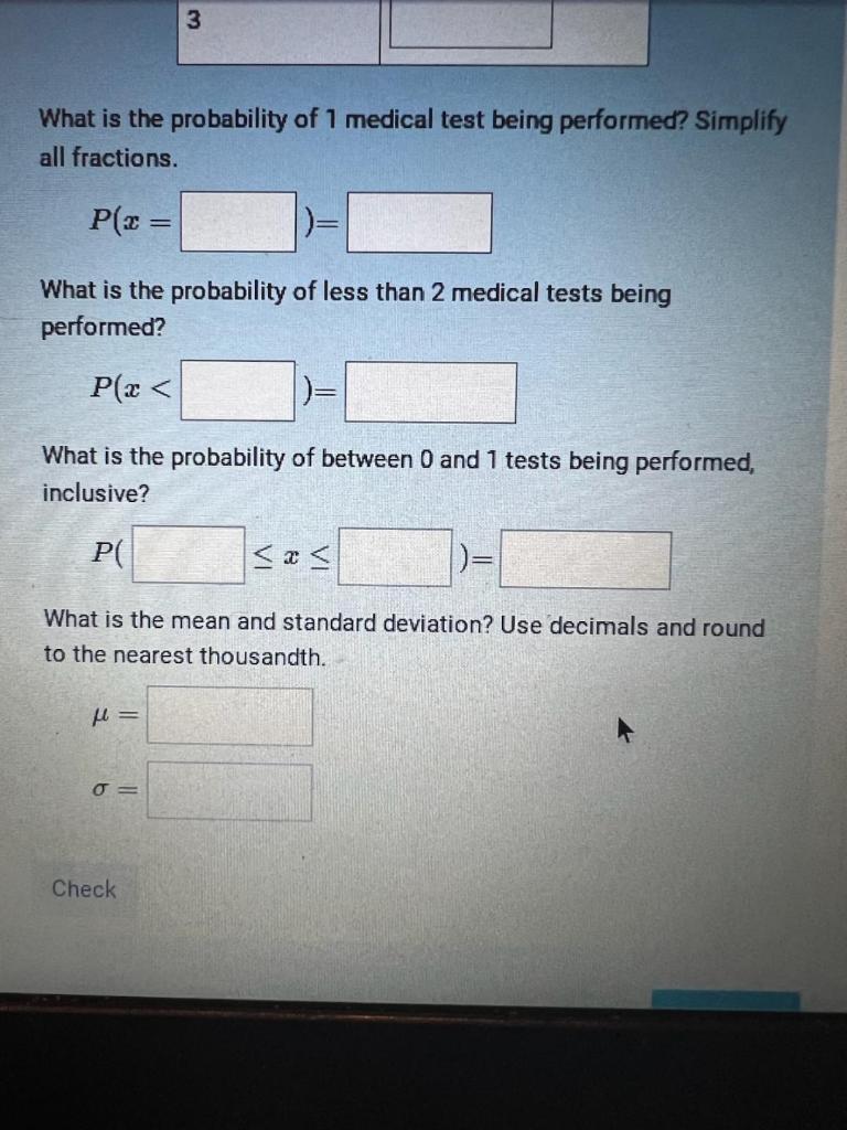 Solved What is the probability of 1 medical test being | Chegg.com