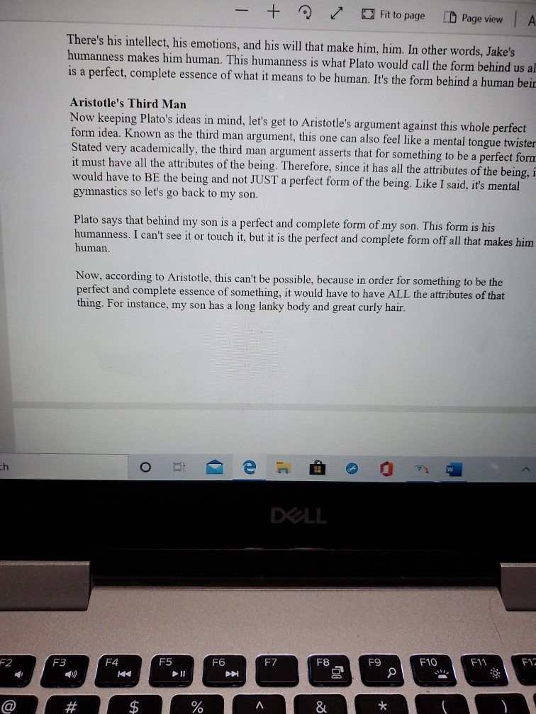 Aristotle's Critique of Platonic Metaphysics | Chegg.com