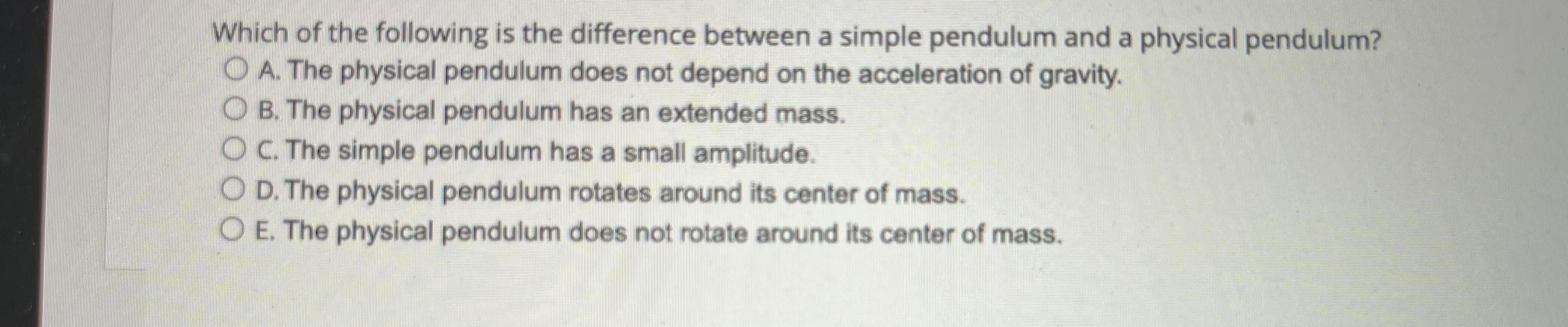 Solved It is impossible for two particles, each executing | Chegg.com