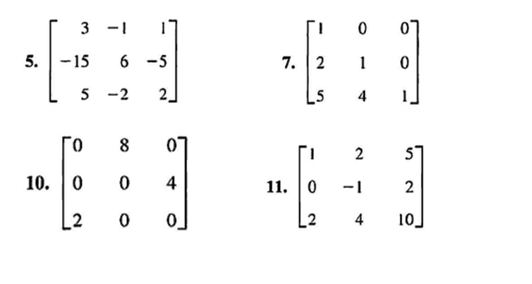Solved Plz determine if there is an inverse matrix using | Chegg.com