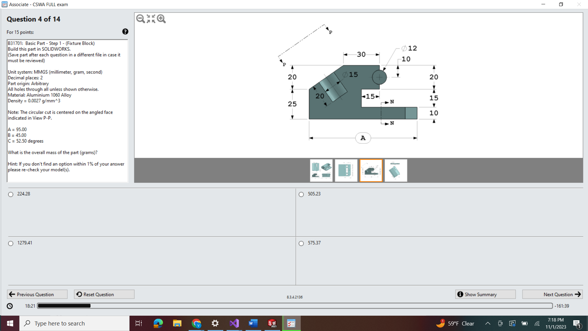Solved B31701: Basic Part - Step 1 - (Fixture Block) Build | Chegg.com