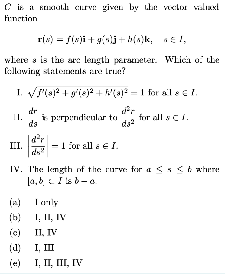 Solved C is a smooth curve given by the vector valued | Chegg.com